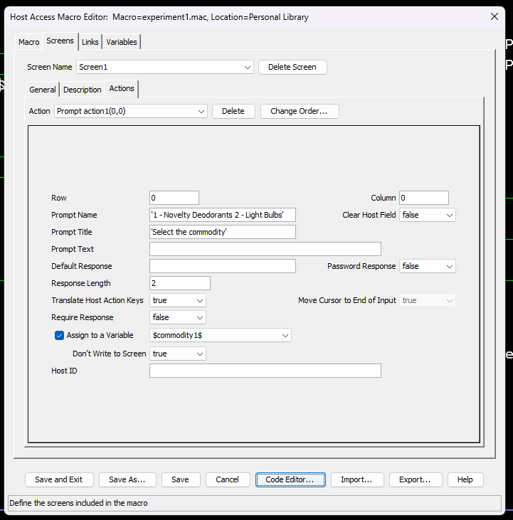 Carriage returns in HAScript prompt windows? | IBM i Global