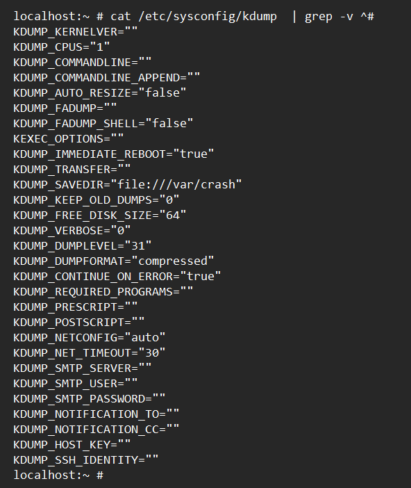 Linux kernel crash-dump mechanism ( KDUMP and FADUMP )