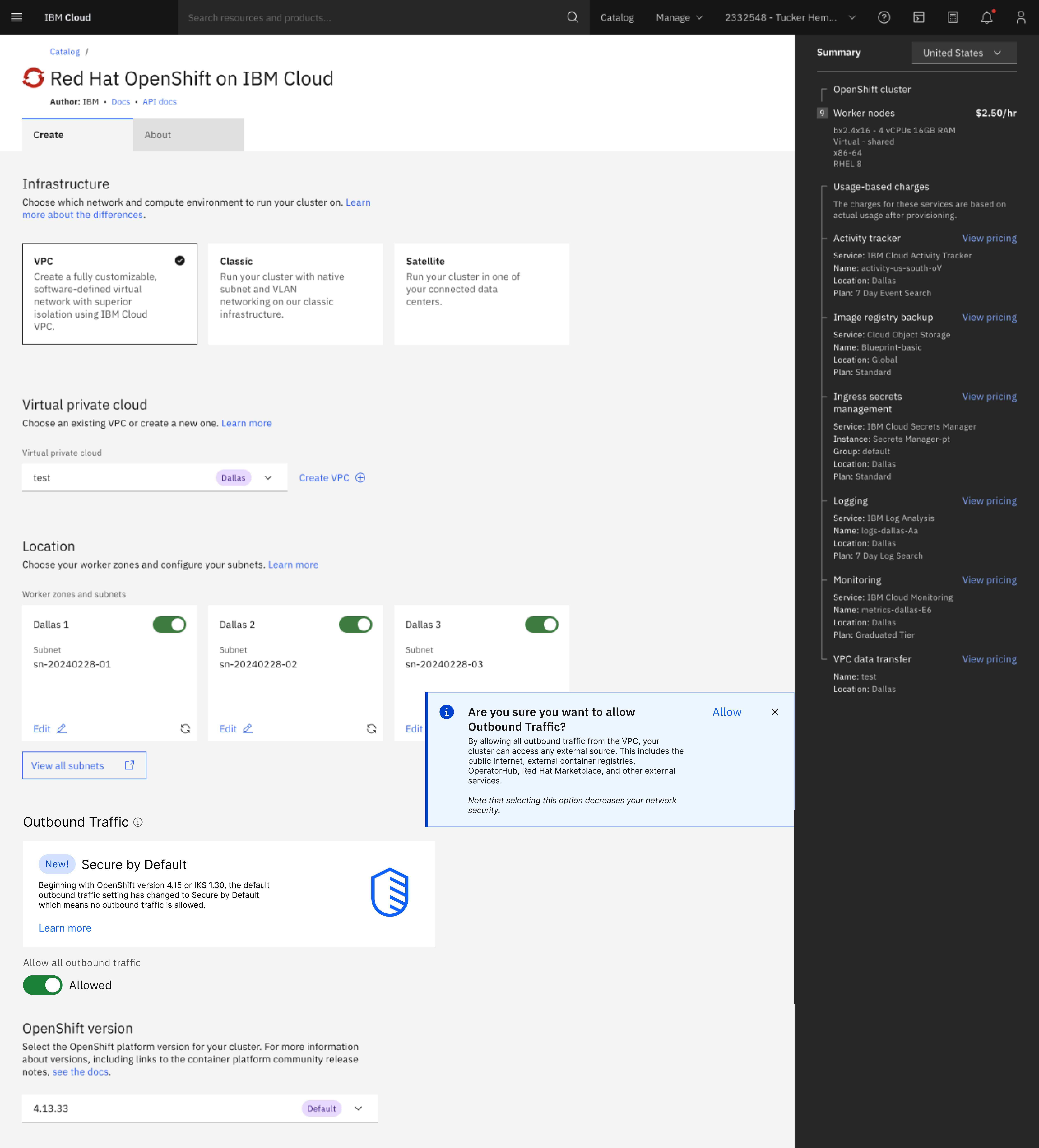 IBM Cloud Kubernetes Service - Secure By Default Cluster VPC Networking