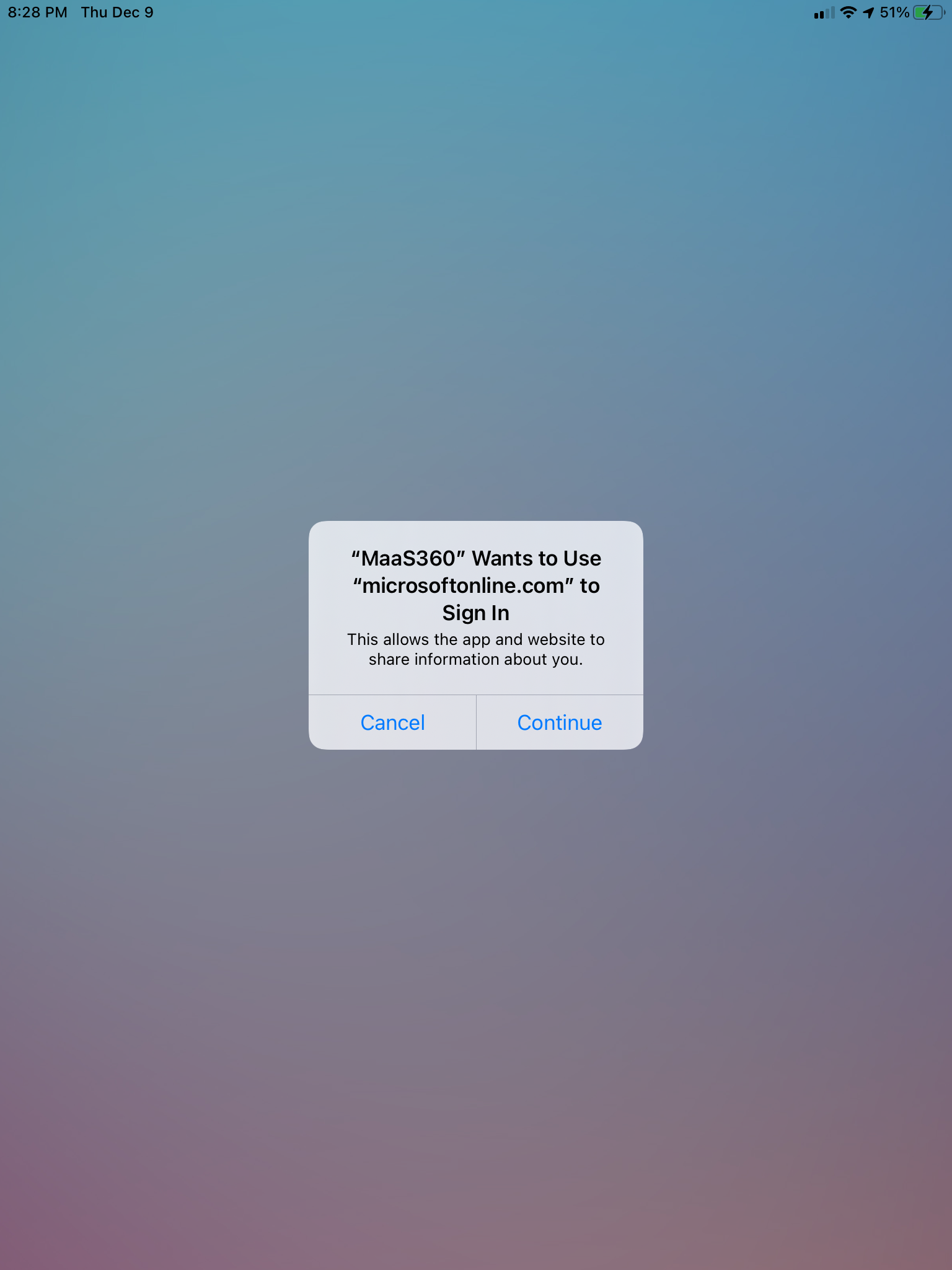 Setting up Modern Authentication for MaaS360 - Part1 (Mail Access)