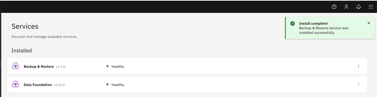 How to install Fusion Backup&Restore service coexisting with global AMQ ...