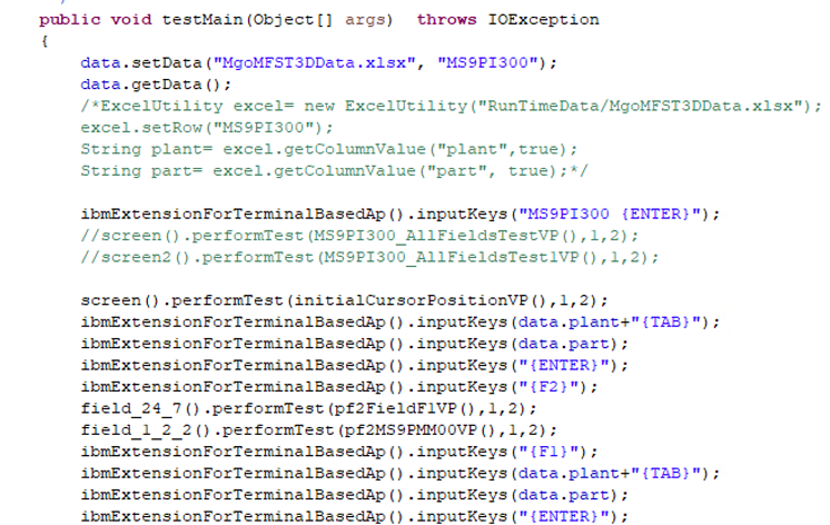 Tips & Tricks RFT: Test Scripts with Hardcoded values