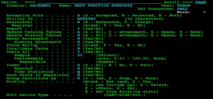 IBM Db2 Automation Expert for z/OS: Fast start with best practice profiles