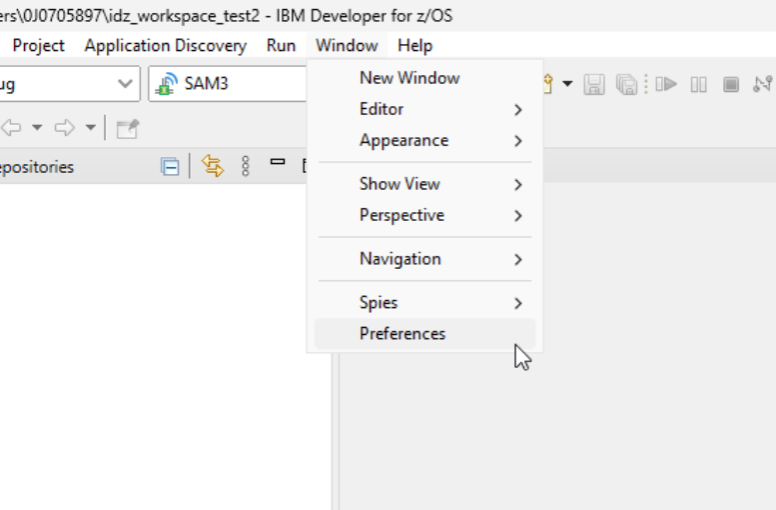 Creating custom menu options using Menu Manager in IDz v16