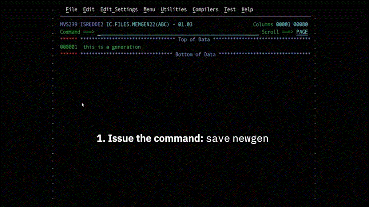 z/OS V2R5 ISPF - Ease of Use: Message enhancements for PDSE v2 member ...