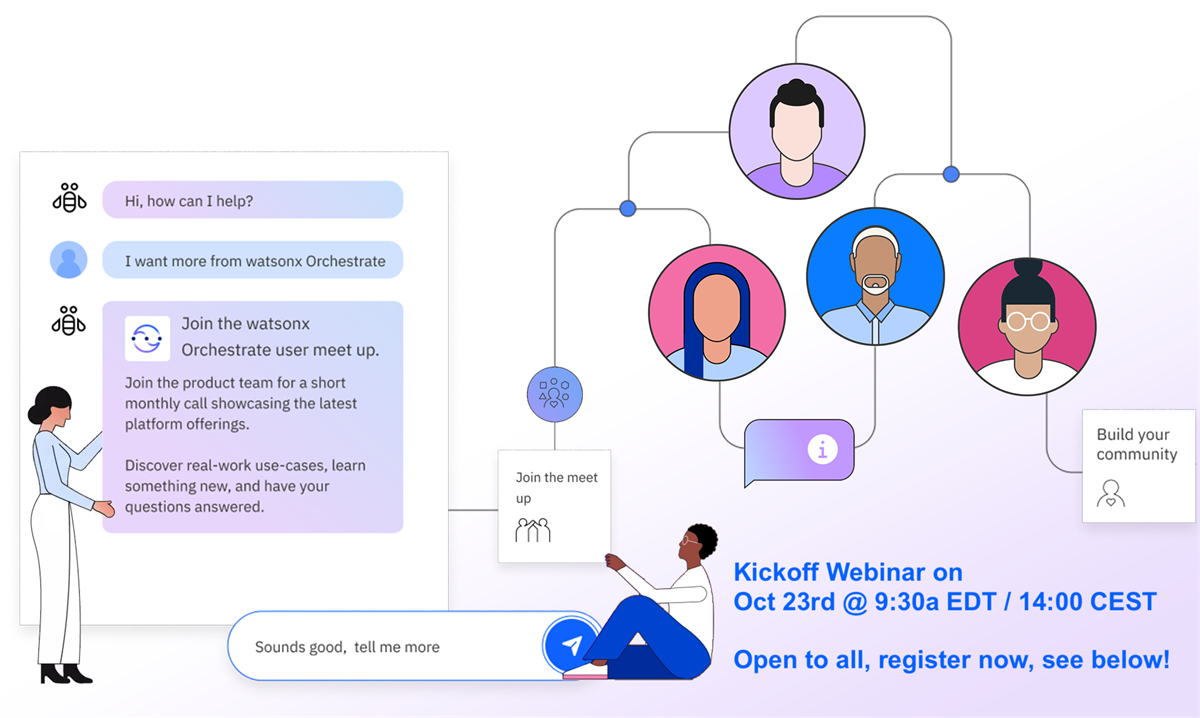IBM watsonx Orchestrate "What's New" series kickoff