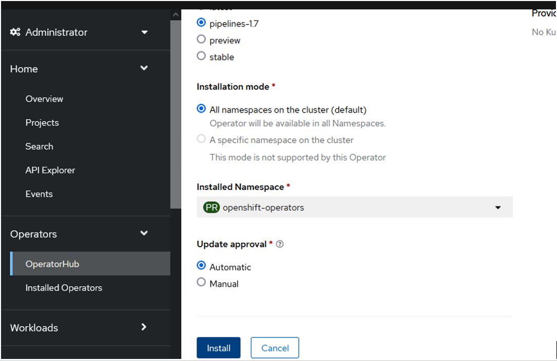 Set up pipelines with the help of Red Hat OpenShift Pipelines