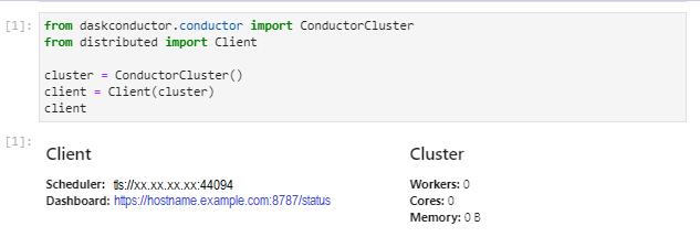 Dask in IBM® Spectrum Conductor 2.5.0