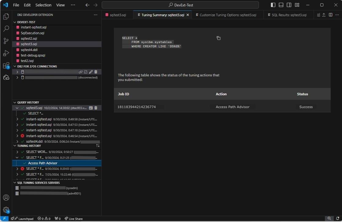Getting started with Db2 for z/OS Developer Extension and VS Code