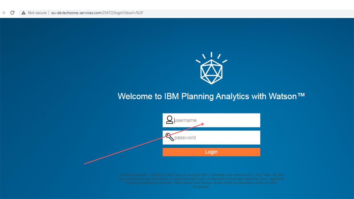 Username and password for IBM Technology Zone environment | IBM ...