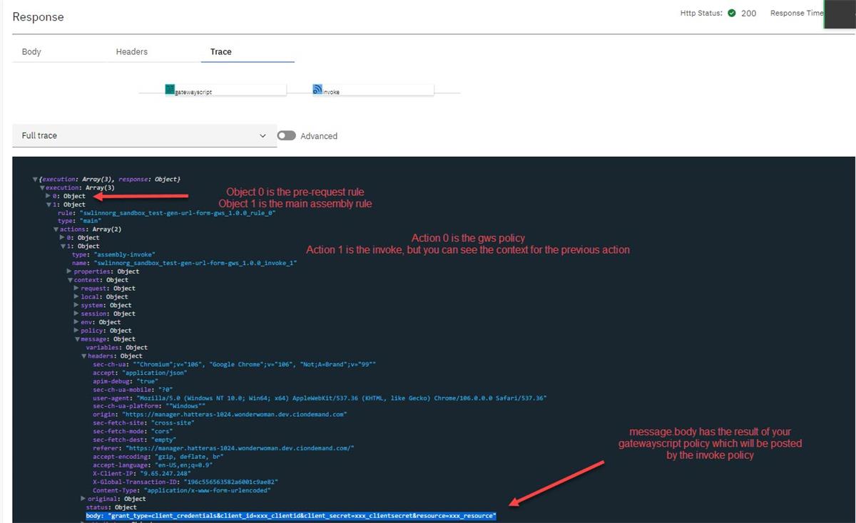 How to invoke target-url / api with x-www-form-urlencoded parameters | API Connect