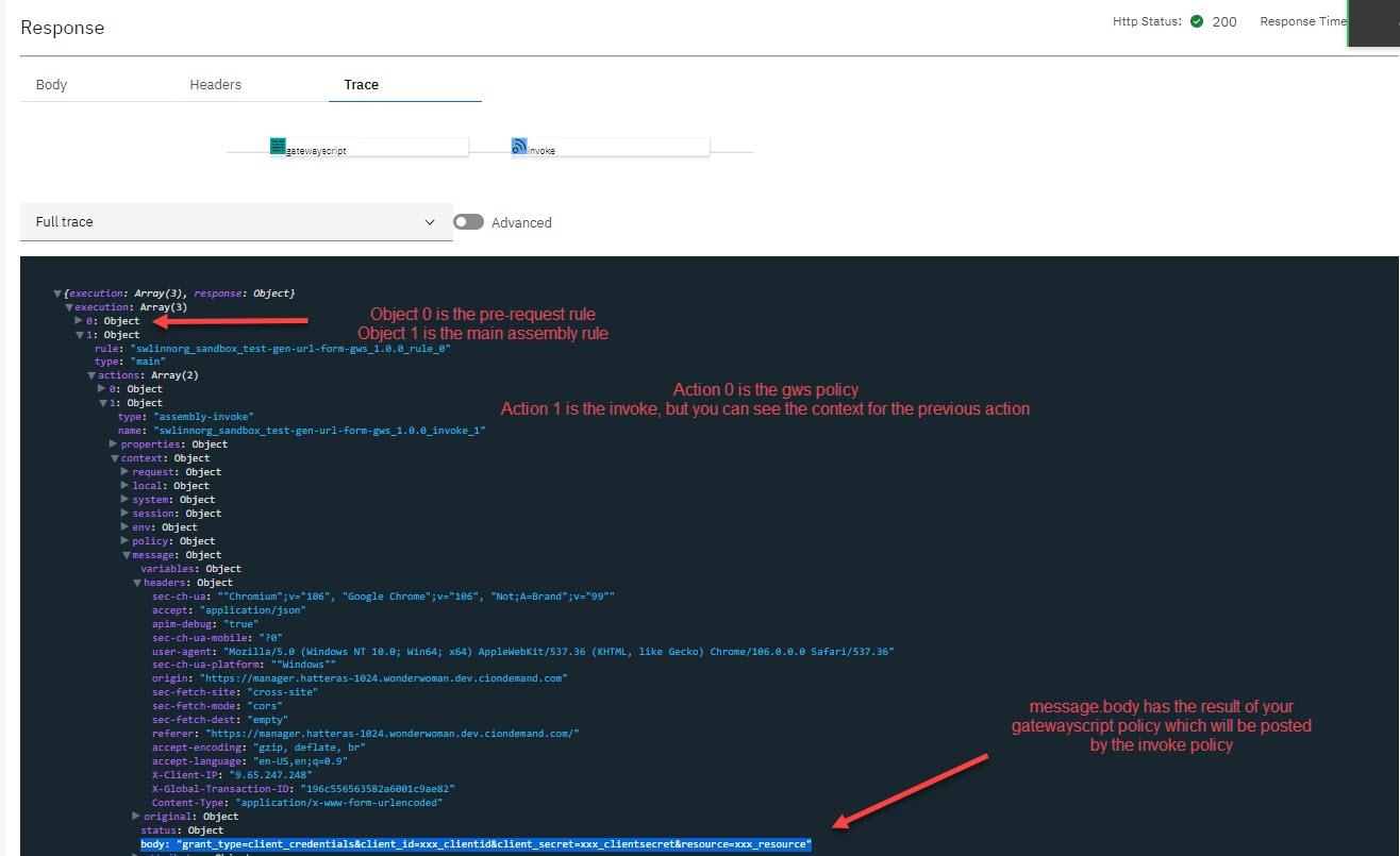 How to invoke target-url / api with x-www-form-urlencoded parameters | API Connect