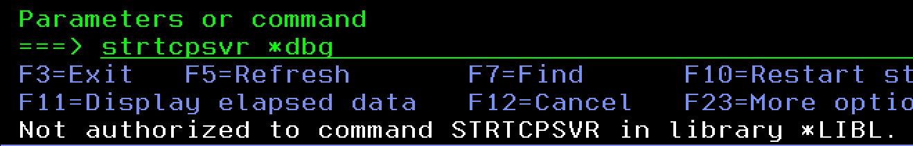 System debugger getting communications error when starting debug server ...