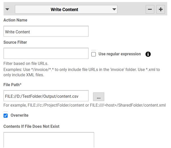 Managed File Transfer (MFT) - Write Content Option under Execute File Operation Event Action ...