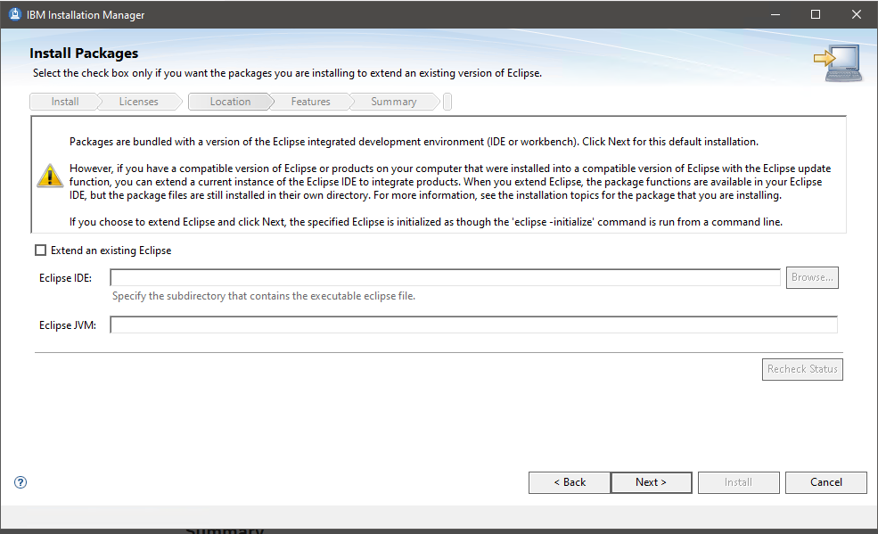 Tips & Tricks – IBM Installation Manager: Do Not Install Automated ...