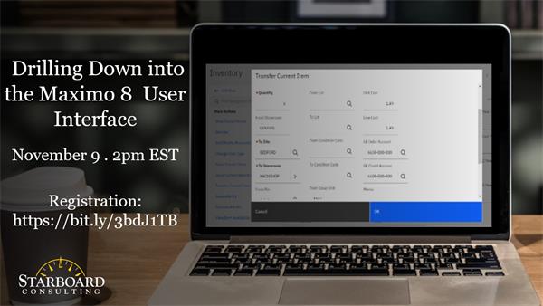 Maximo . Manage 8 NEW User Interface | Maximo