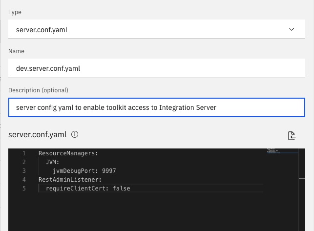 Connect ACE toolkit to Integration server running on CP4I