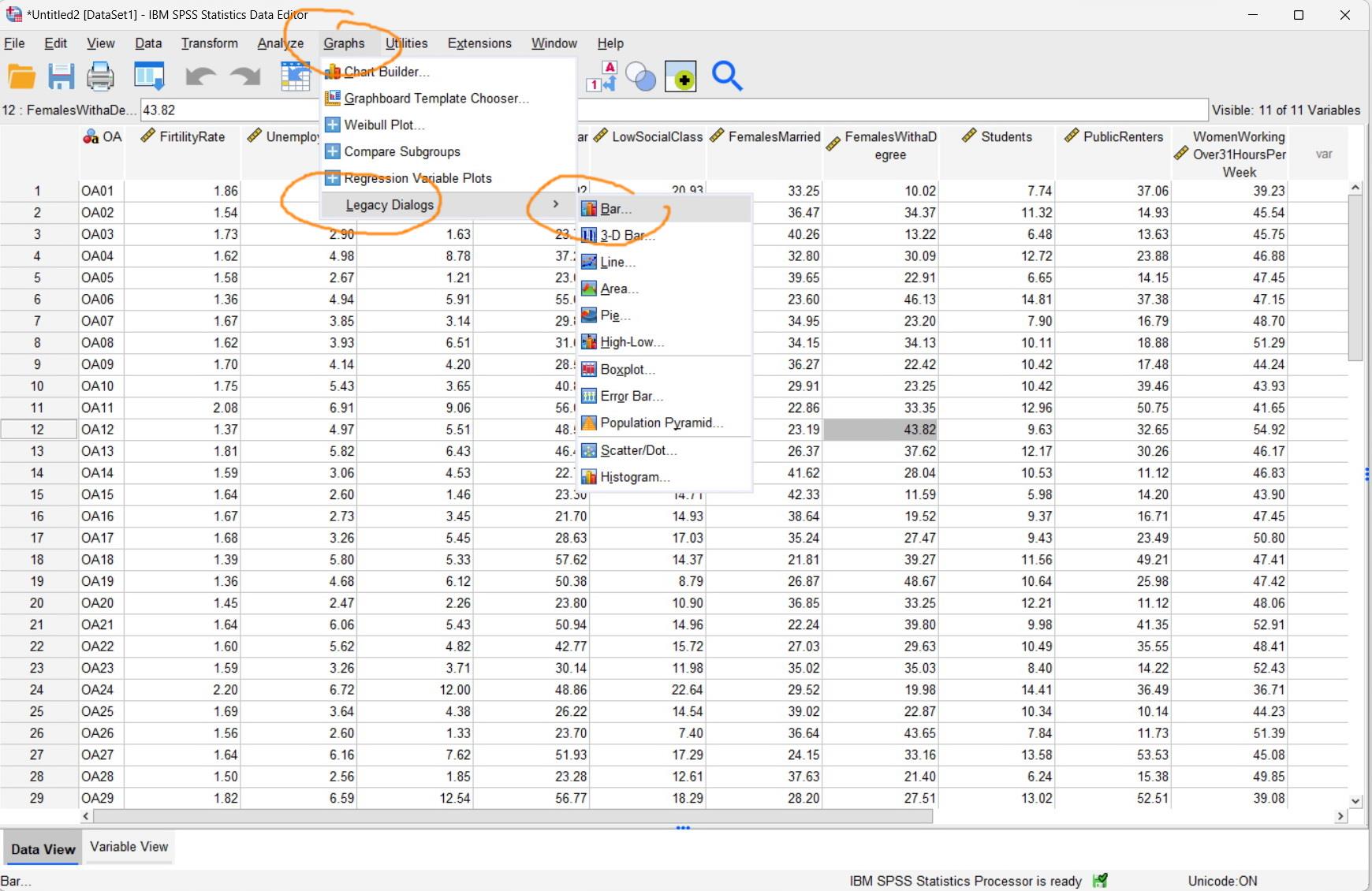 SPSS 27: How to standardize variables according to the min-max method ...