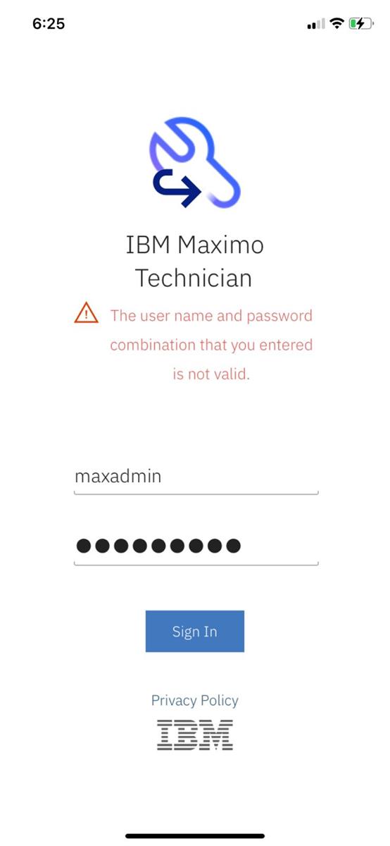 Maximo Anywhere 764 Login Issue | Maximo