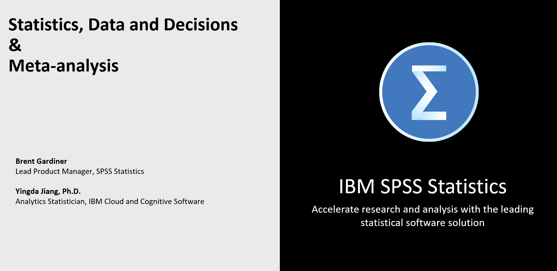 Understand Meta-analysis procedures within SPSS Statistics | Global AI ...
