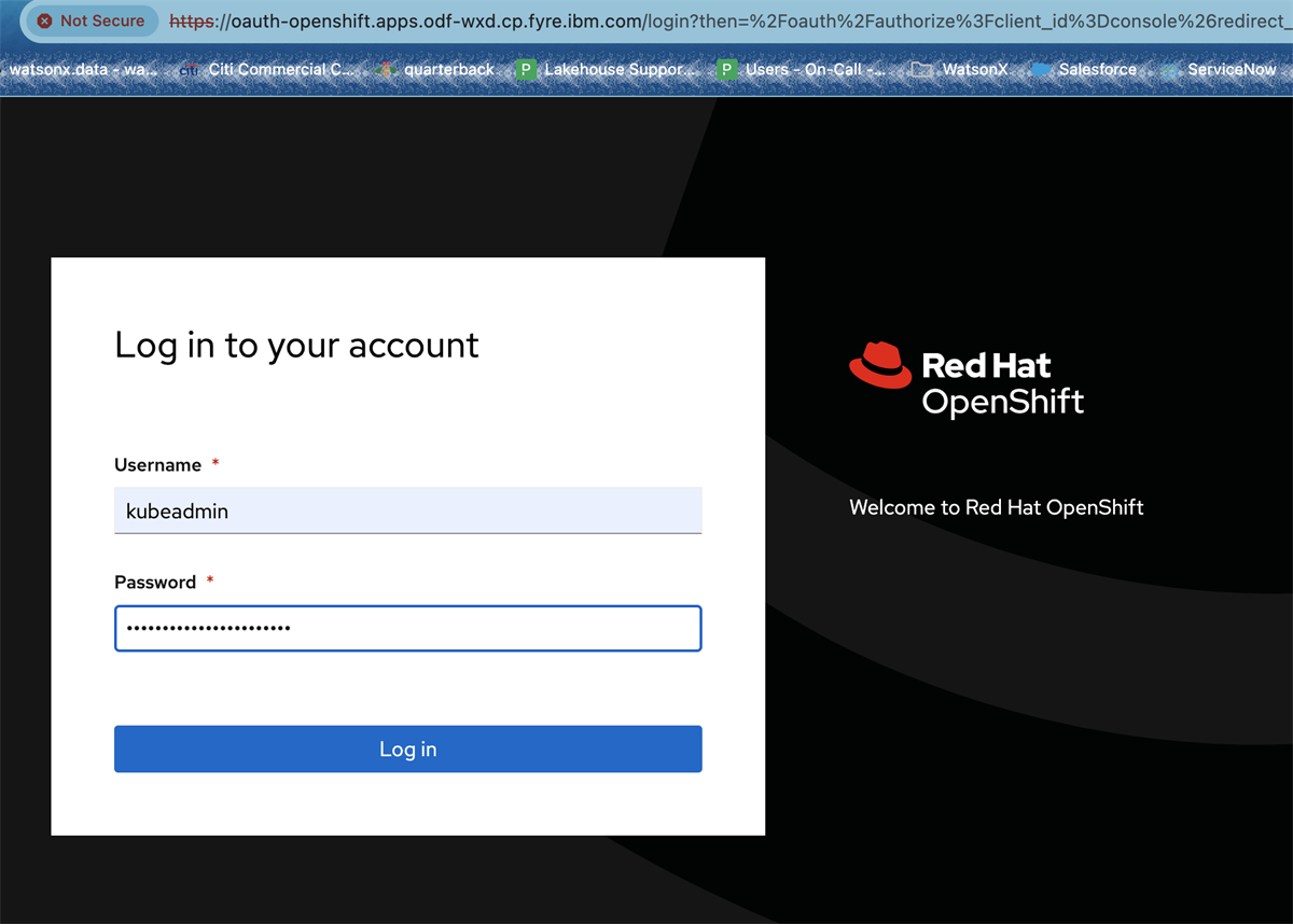 ODF storage installation on RedHat OpenShift via console.