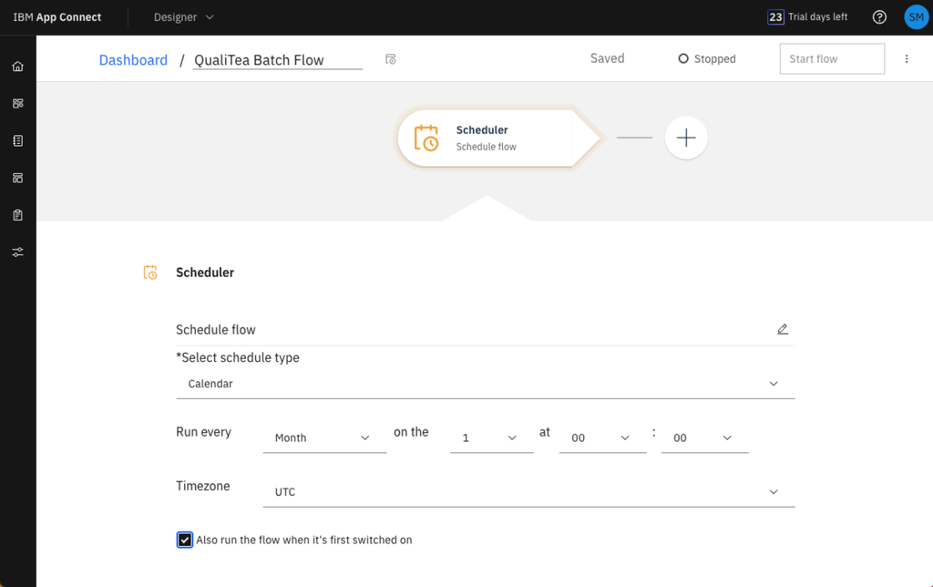 Introducing Batch Flows in IBM App Connect Enterprise as a Service on AWS