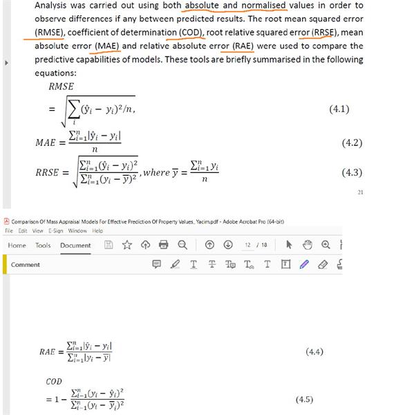 SPSS 26: How to calculate the prediction model accuracy indicators like RMSE, MAPE, and MAE ...