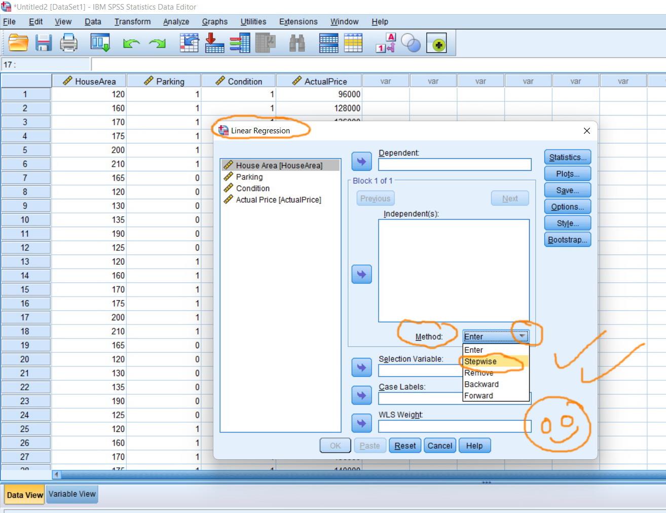 SPSS 26: Is the stepwise regression method that's used for prediction available in SPSS? | SPSS ...