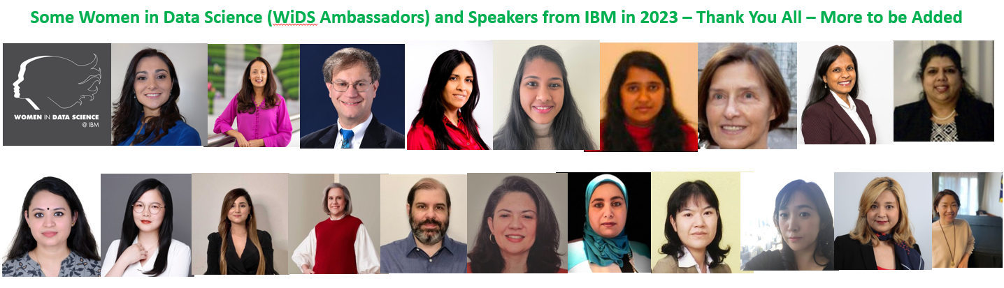 WiDS 2023 - Regional Events and Datathon Teams that include IBMers - Do ...