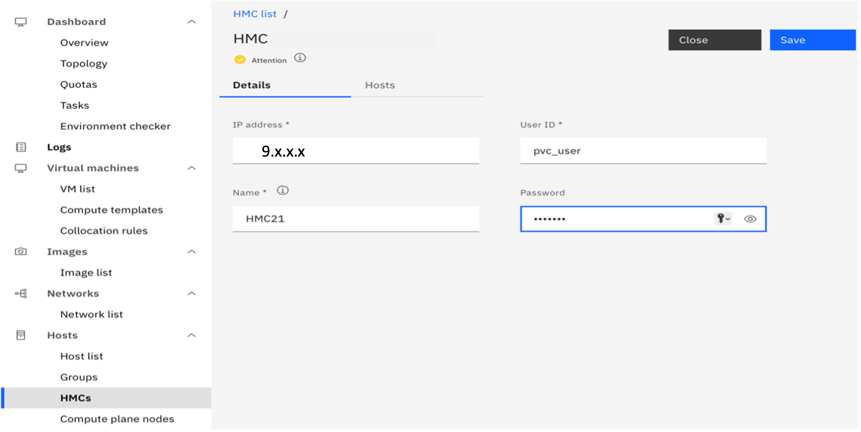 Register HMC with a non-hscroot user from PowerVC