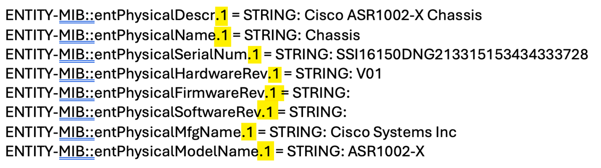 Adding Useful Device Asset Metadata from the ENTITY-MIB into SevOne NMS
