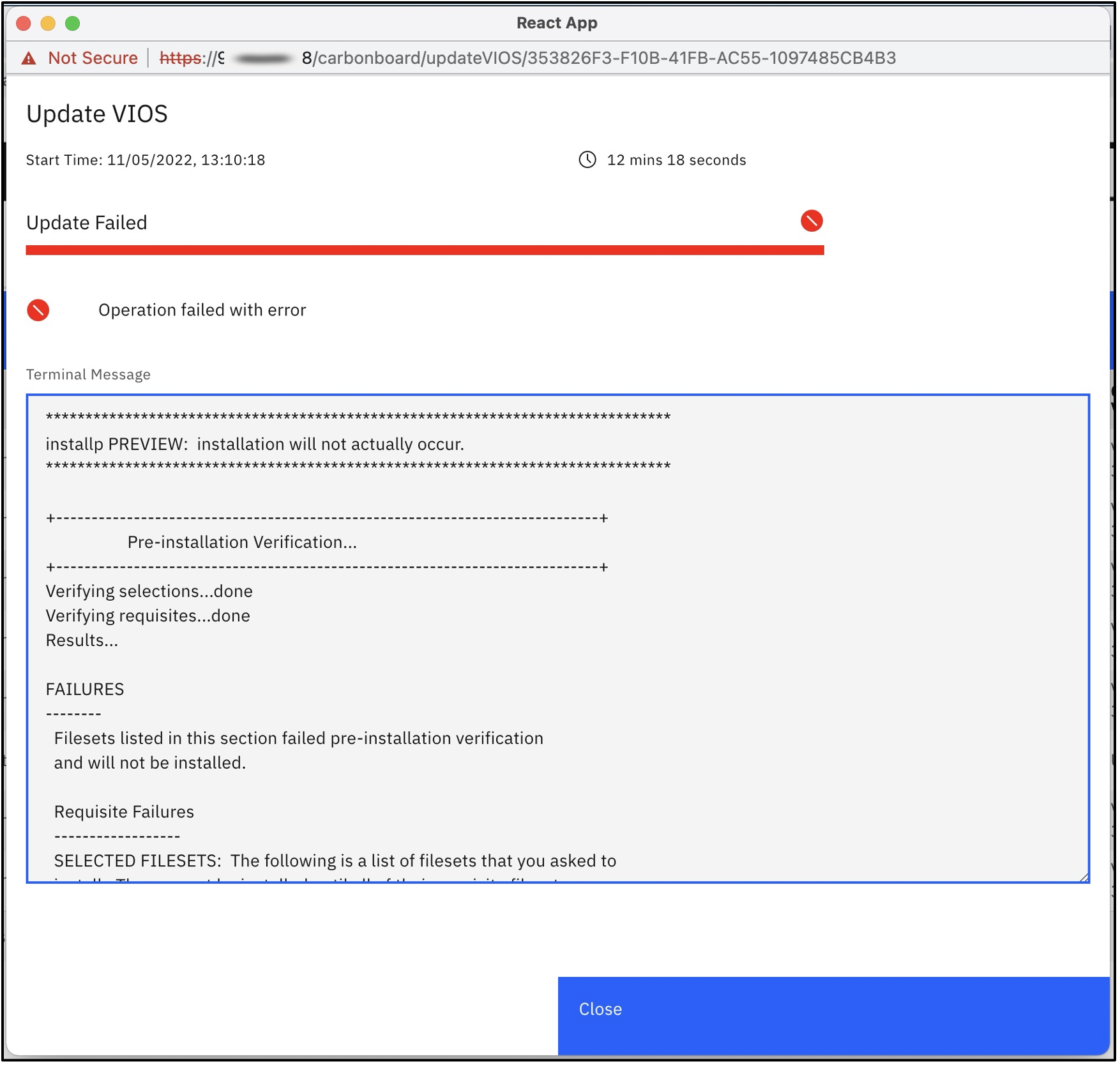 Update VIOS using HMC