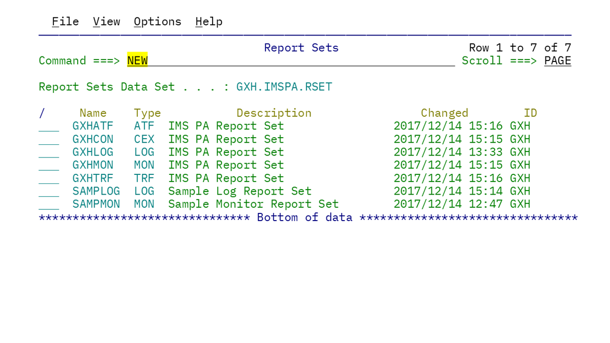 Report IMS transaction performance using forms in IBM IMS Performance ...