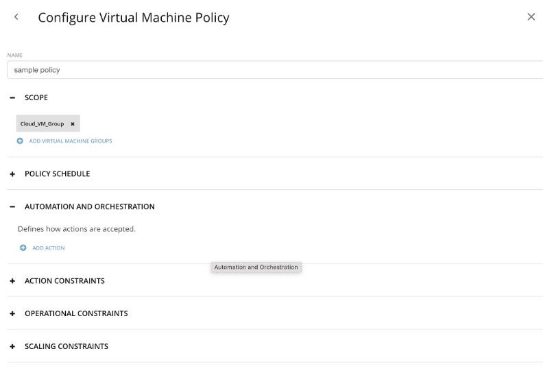 Leverage ServiceNow Change Management to execute Turbonomic Actions