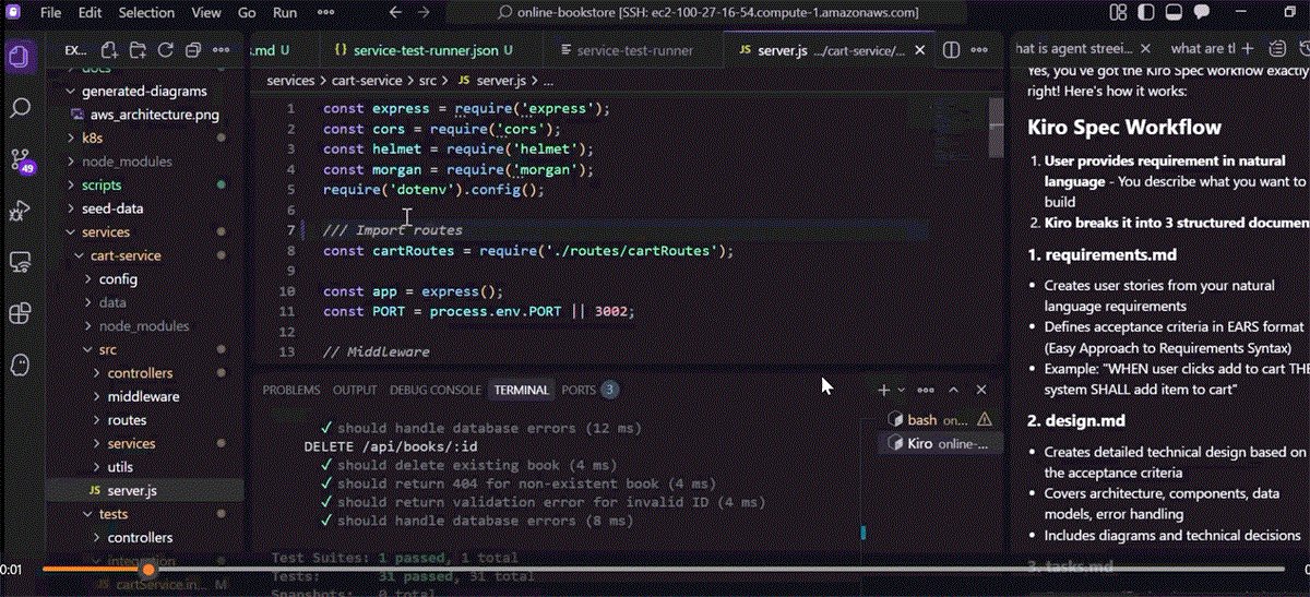 AWS KIRO : Bring structure to AI coding with spec-driven development