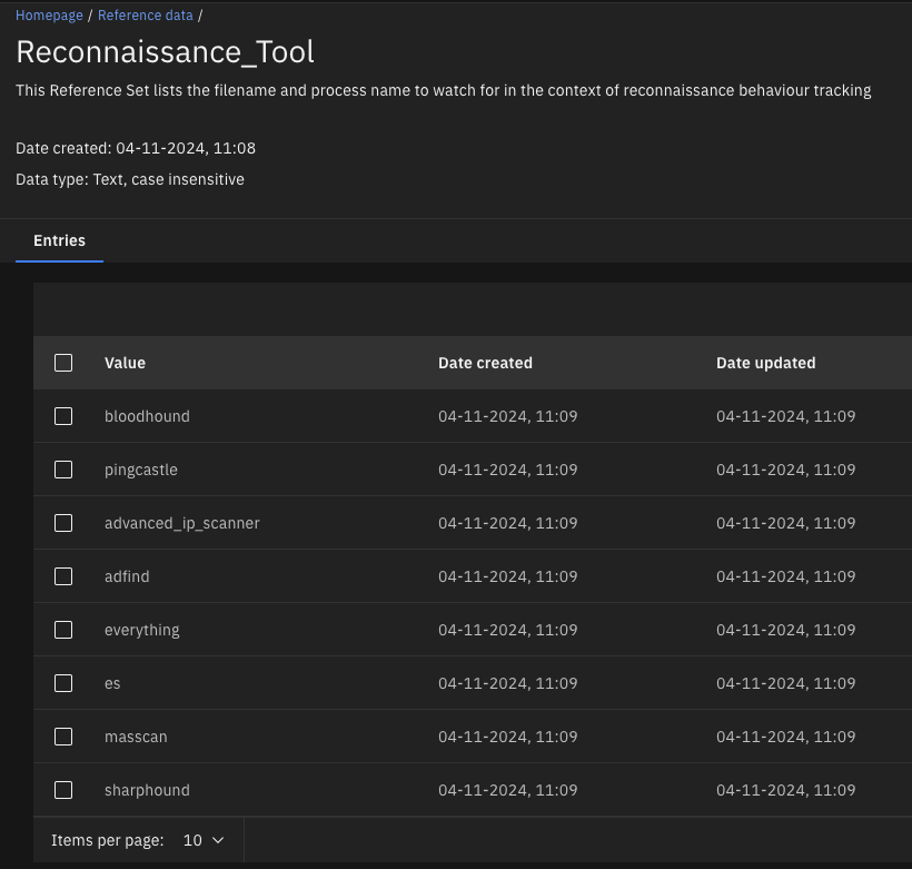 New feature: QRadar Suite Reference Data