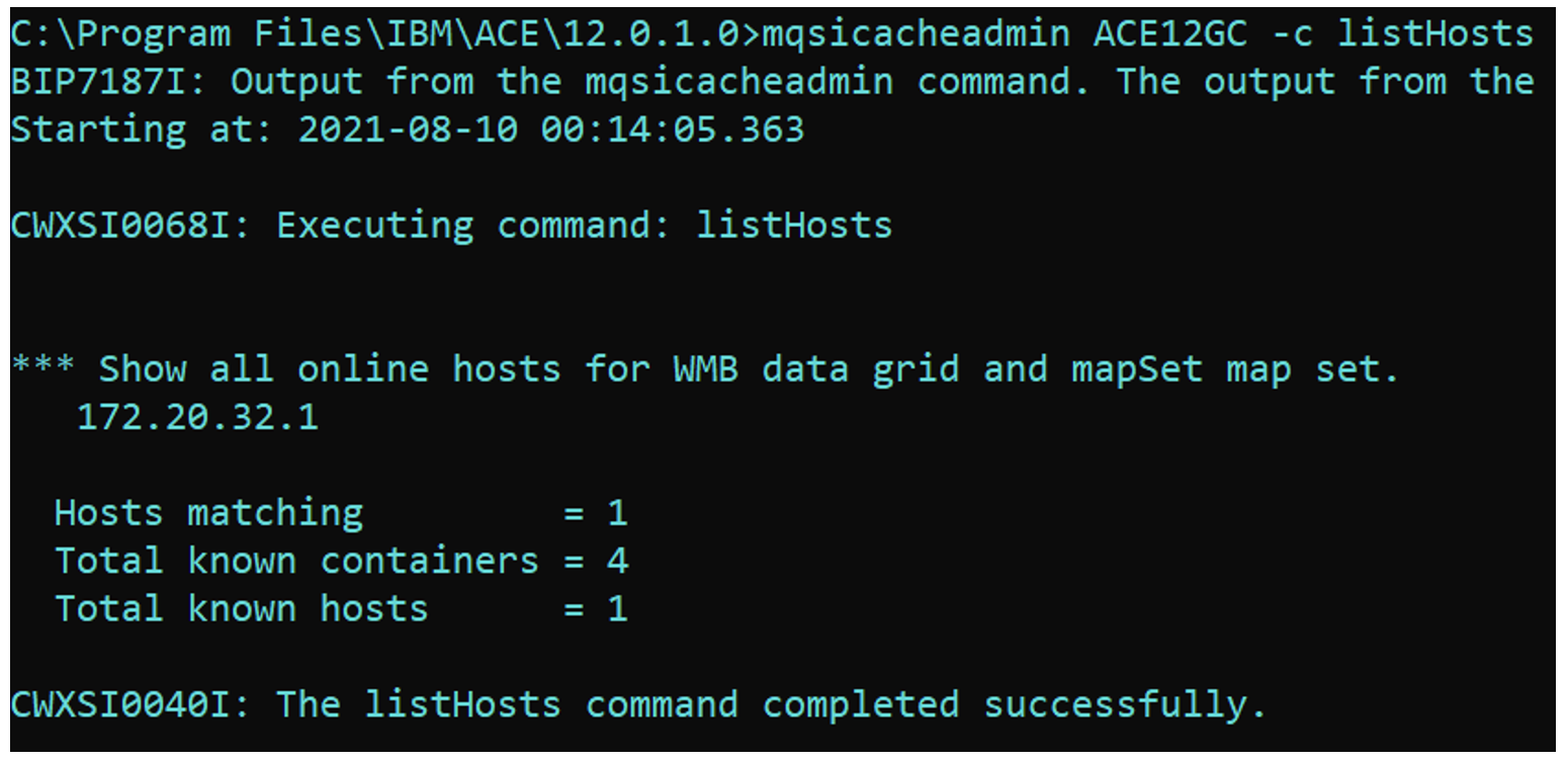 Migration UseCase: IIB v10 Integration Node with Global Cache ...