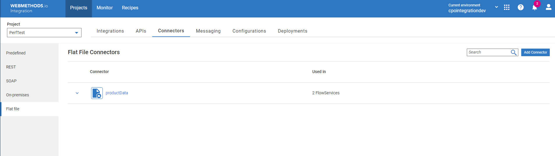 How to create a flat file schema (Connector) in webMethods.io Integration? | IBM webMethods ...