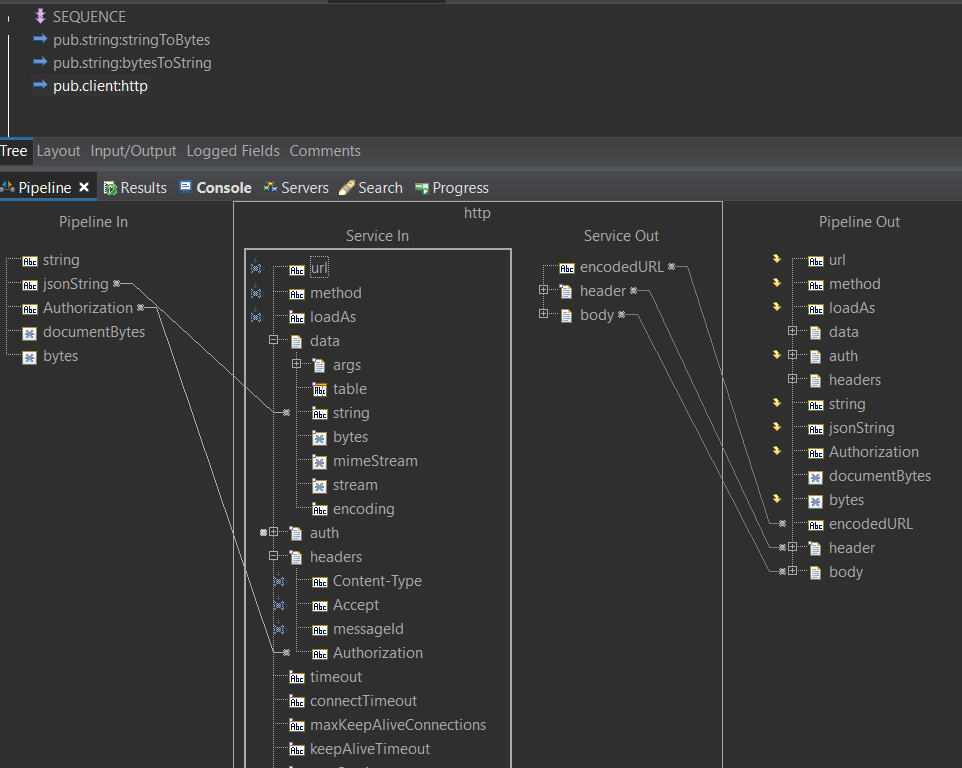 How to not display the input in the URL for a POST request pub.client.http | IBM webMethods ...
