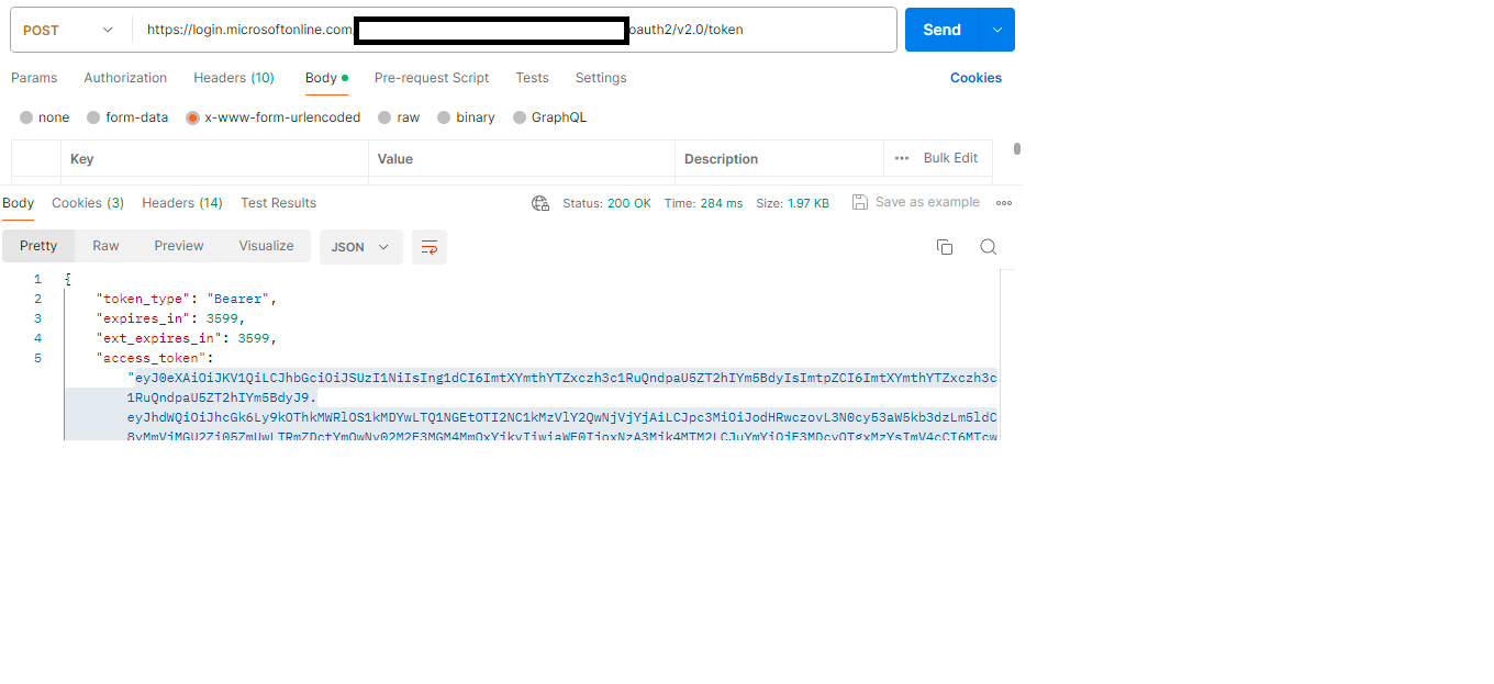 Any one did oAuth2 Authentication with Azure AD as External ...