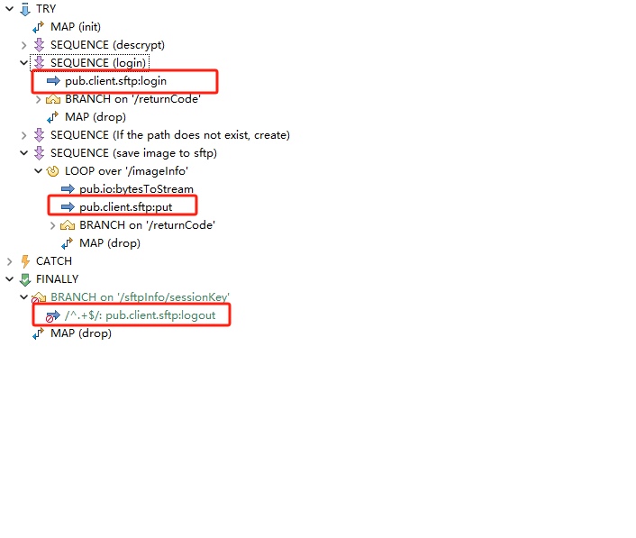 How to correctly use the 'reuseSession' parameter when logging in with SFTP | IBM webMethods ...