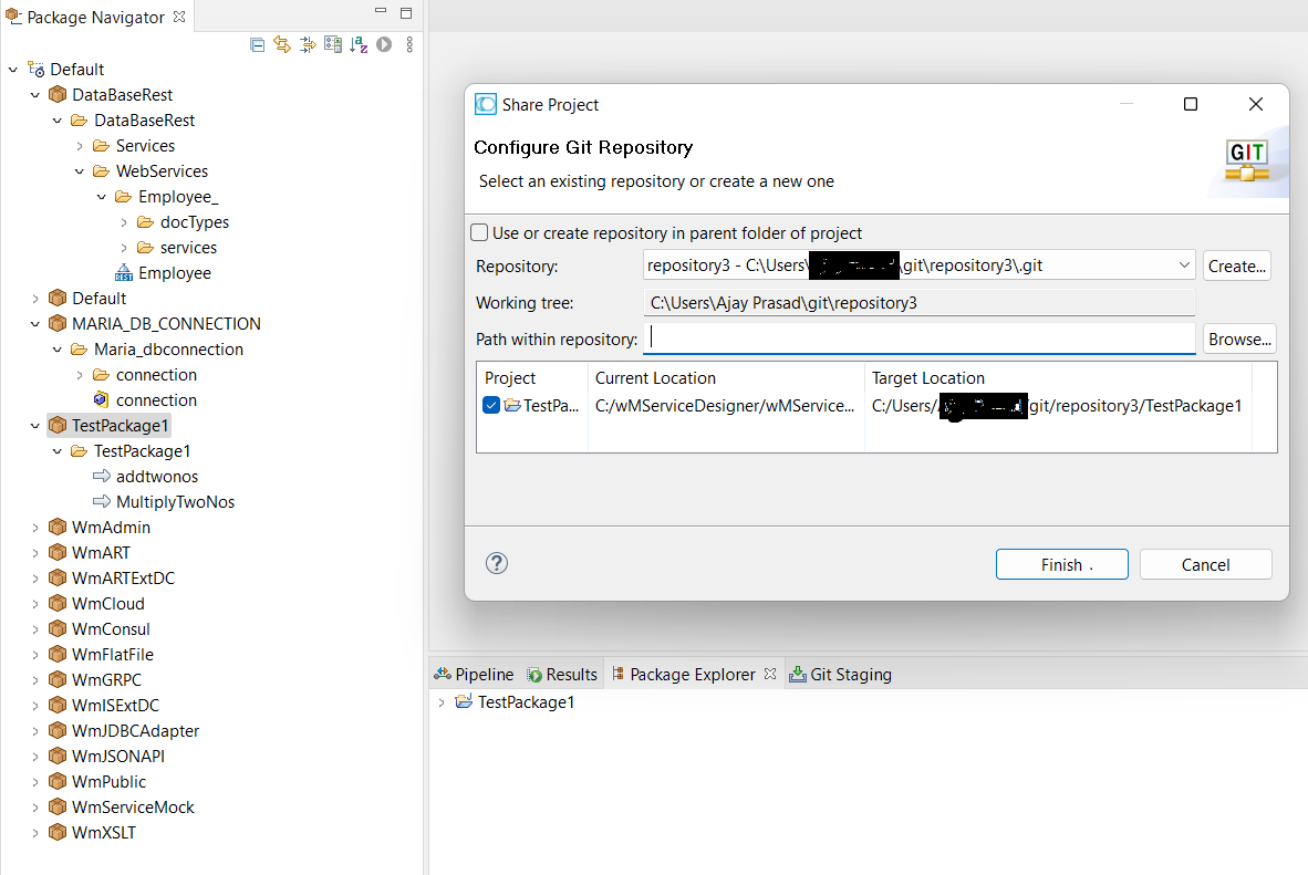 Git integration with software ag | IBM webMethods Hybrid Integration