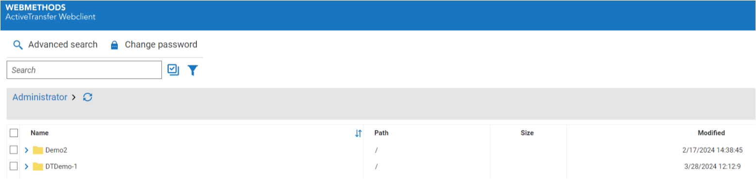 Active Transfer Web Client Access - {SSO} | IBM webMethods Hybrid ...