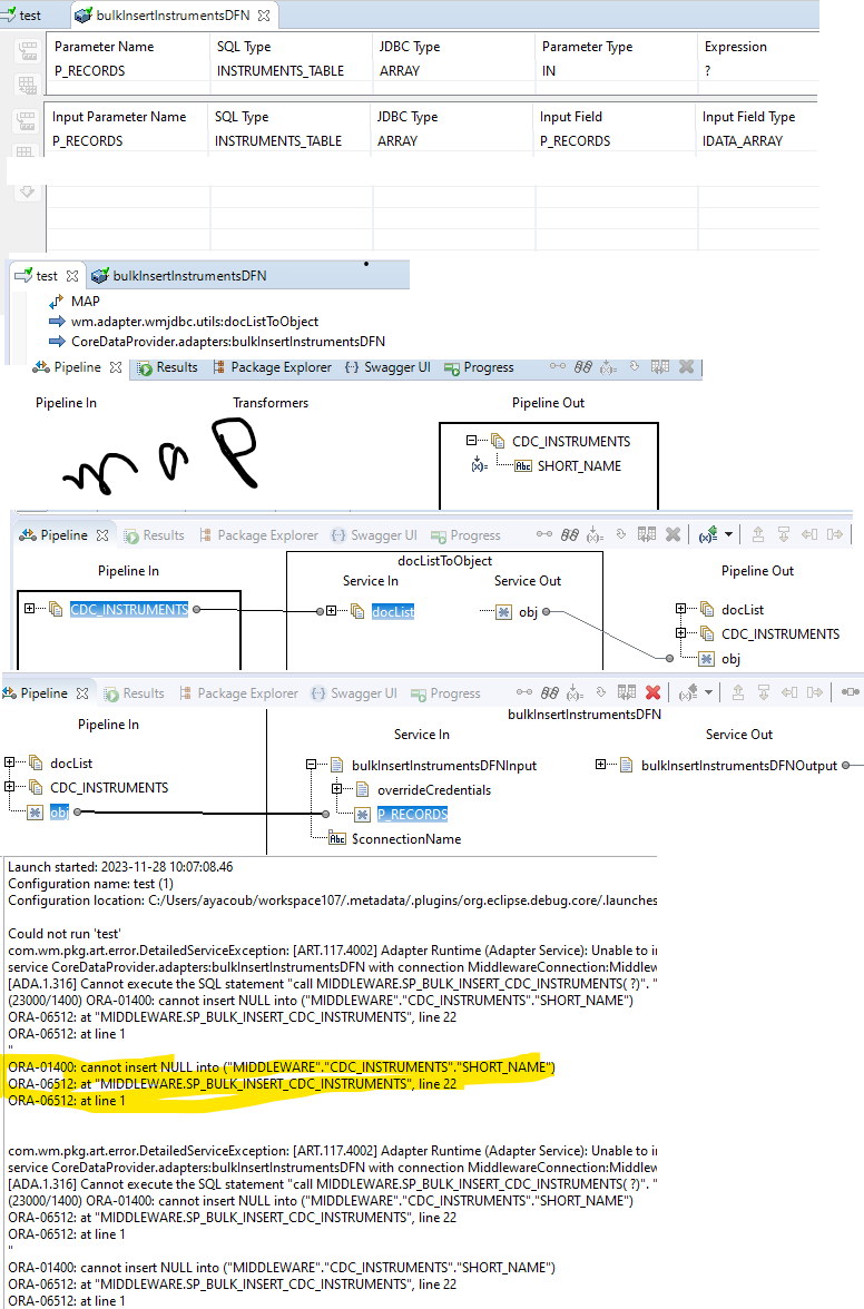 Using Adapter Service to call Procedure with signature when input is table | IBM webMethods ...