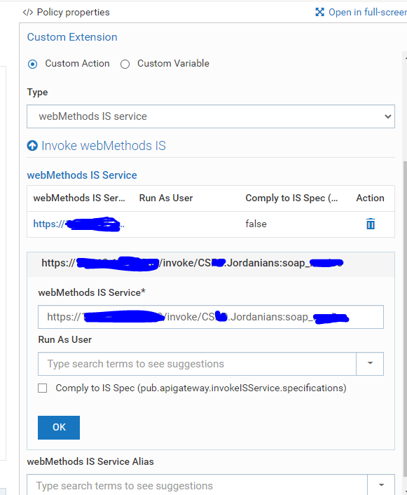 How to use integration server flow in API Gateway | IBM webMethods Hybrid Integration