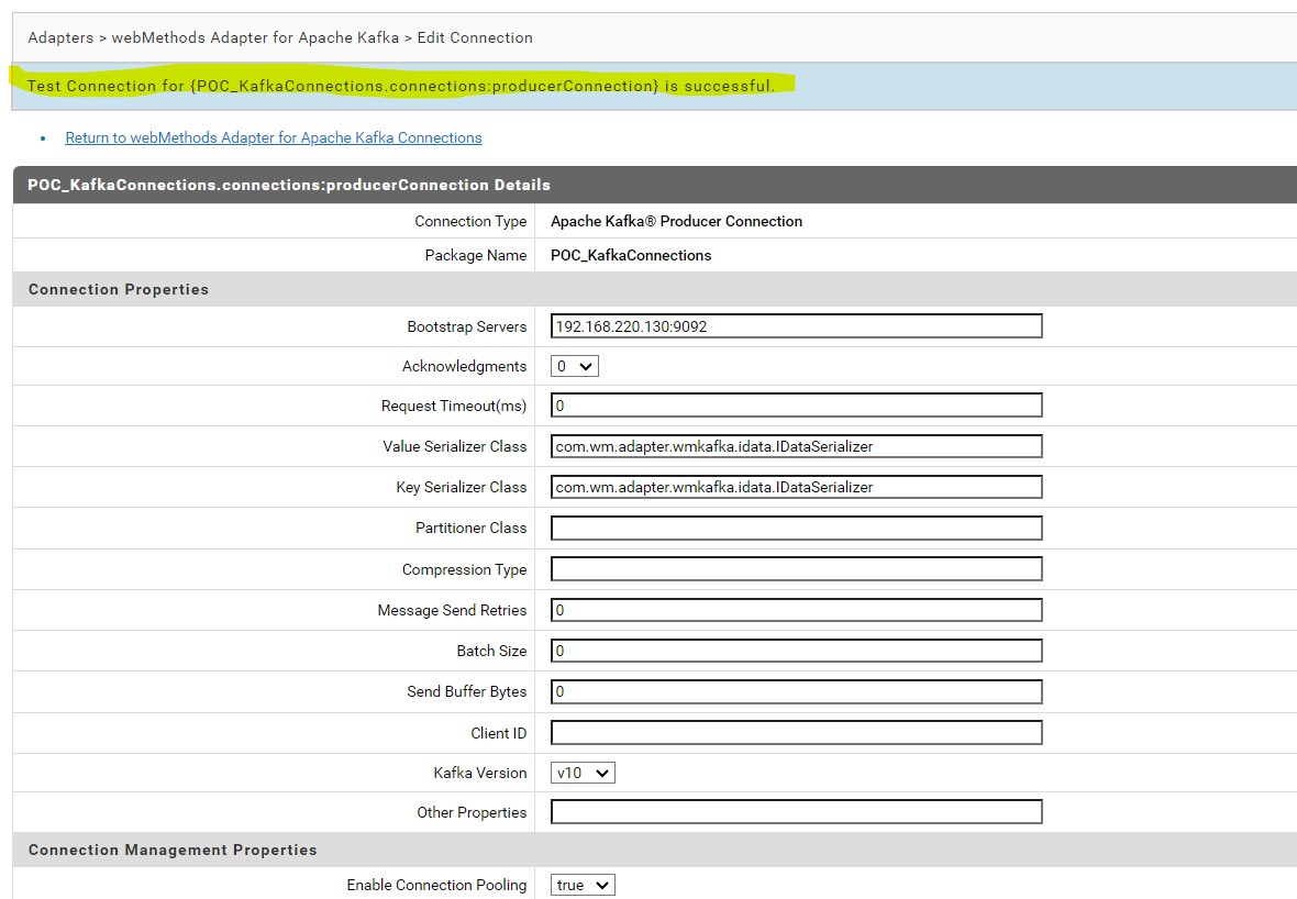 **webMethods MSR 10.15 Docker Container** [ADA.507.4010] Error sending kafka message org.apache ...