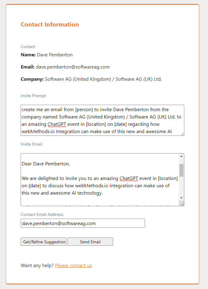 webMethods.io ChatGPT API Connector Available Now!