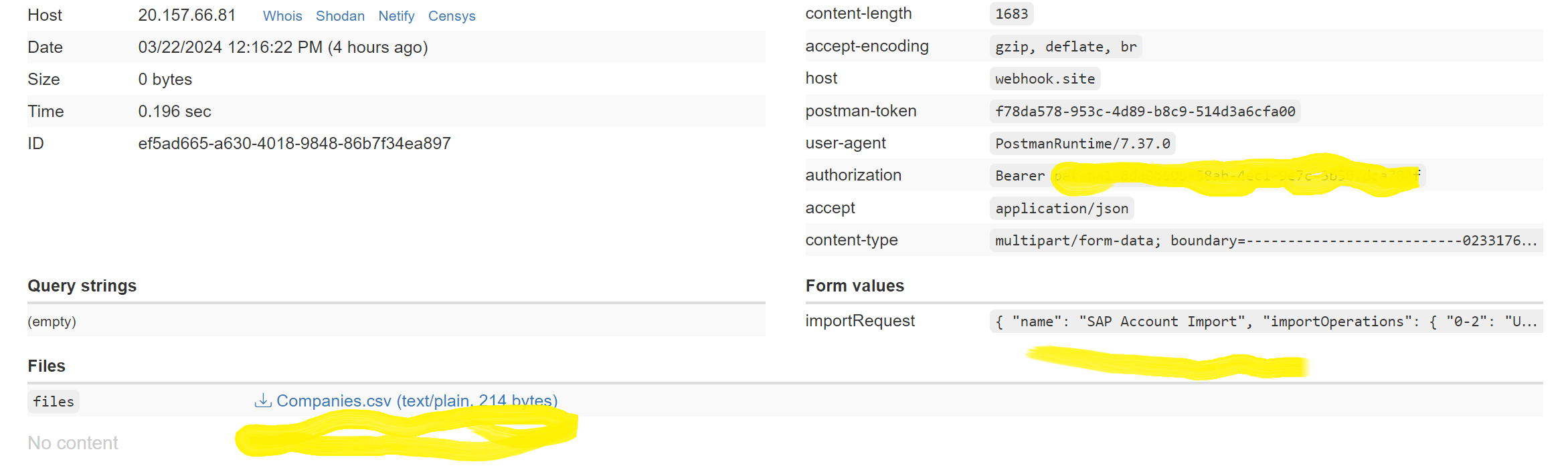 Post The Csv File To Api Ibm Webmethods Hybrid Integration
