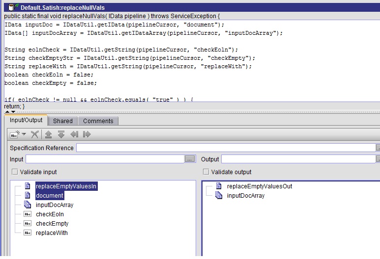 Null or Empty values | IBM webMethods Hybrid Integration