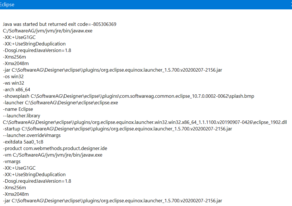 Zulu Platform x64 Architecture is not responding | IBM webMethods Hybrid Integration